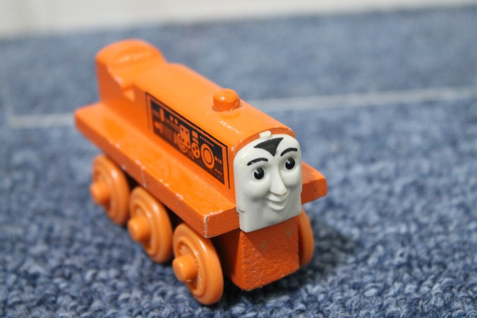 Thomas the Train Terence Wooden Railway Tank Engine Friends Orange 2001 ...