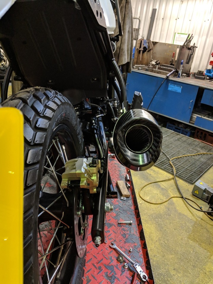 Royal Enfield Himalayan 2016–2023 Road Legal/Race Motorbike Exhaust ...