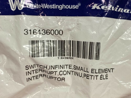 GENUINE OEM Frigidaire Range Surface Element Control Switch 316436000 ...