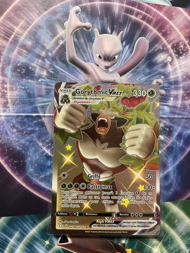 Carte Pokemon Gorythmic Shiny VMax SV106/SV122 Destinées Radieuses FR ...