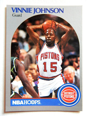 Vinnie Johnson #107 NBA Hoops 1990 Basketball Card (Detroit Pistons) | eBay