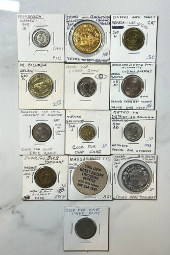 13 assorted United States token lot. OMT 51 | eBay