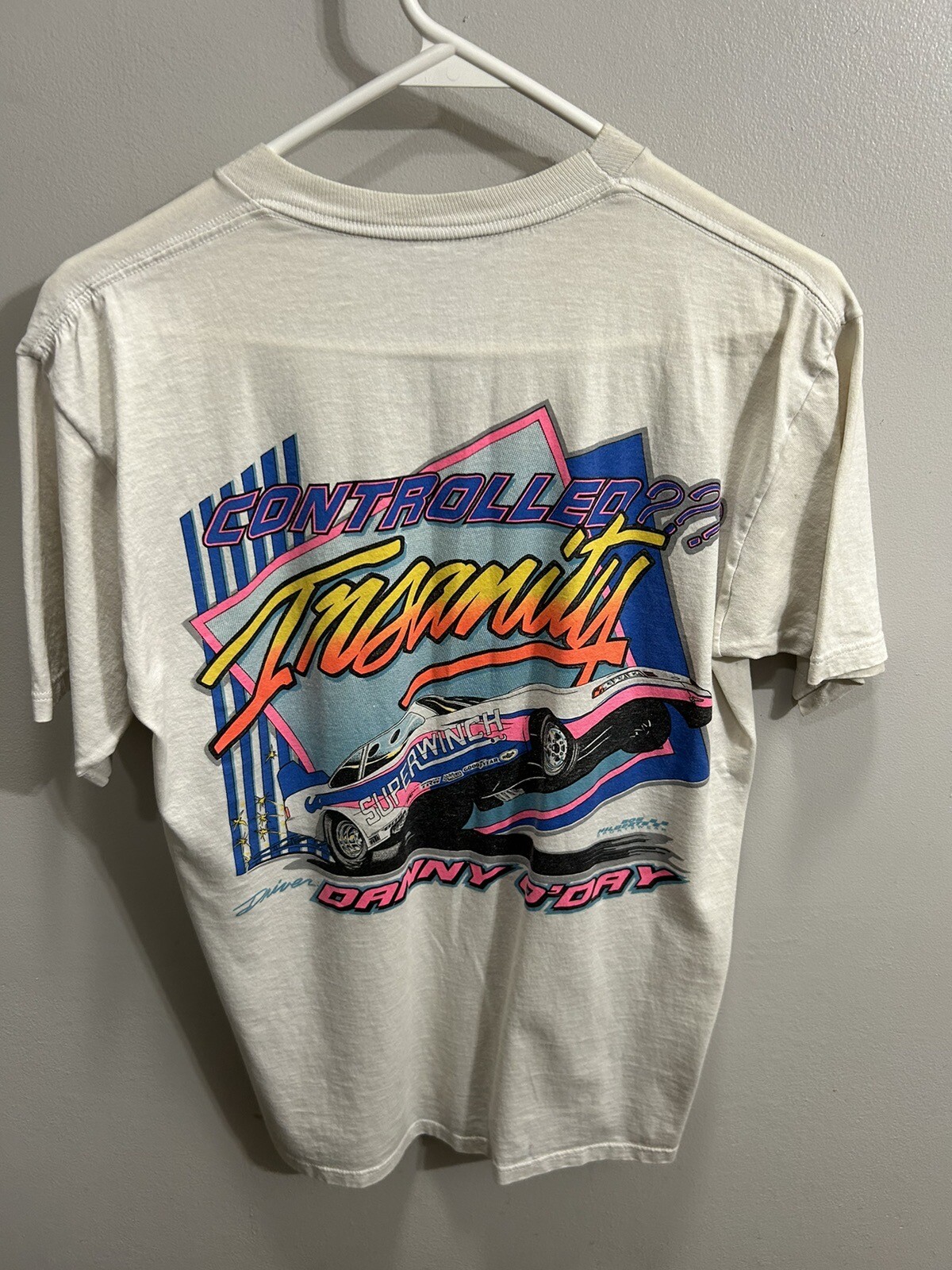 vintage drag racing t shirts mens Large shirt - Gem