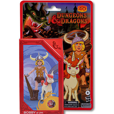 Dungeons & Dragons Cartoon Classics Bobby & Uni Action Figure Set 6 ...
