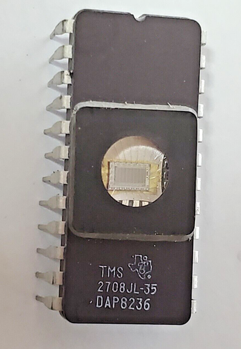 1 pc TI Texas instruments 2708JL-35 Eprom 2708 UVPROM 24 pin Ceramic ...