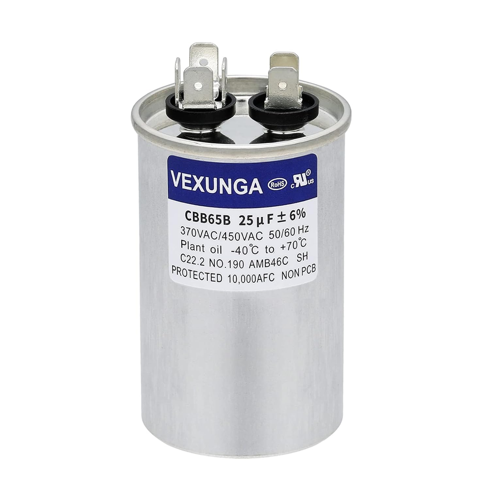 25Uf 25 MFD 370VAC 440VAC 450VAC 50/60Hz CBB65 C65R Run Start Capacitor ...