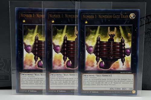x3 Number 1: Numeron Gate Ekam MGED-EN083 Rare 1st NM-MT+ | eBay