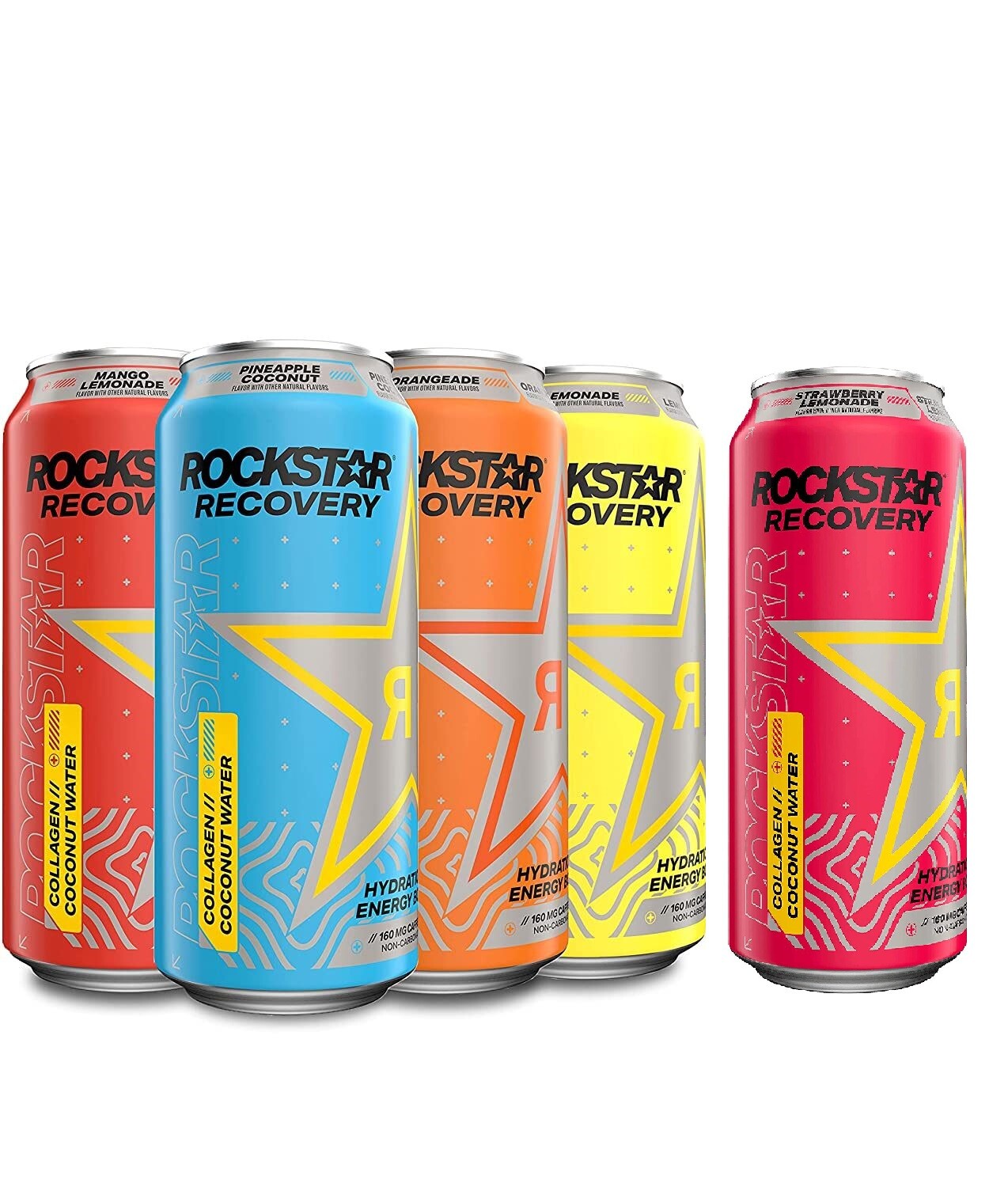 Rockstar Recovery Energy + Hydration - CHOOSE YOUR Flavor (16 pack) | eBay