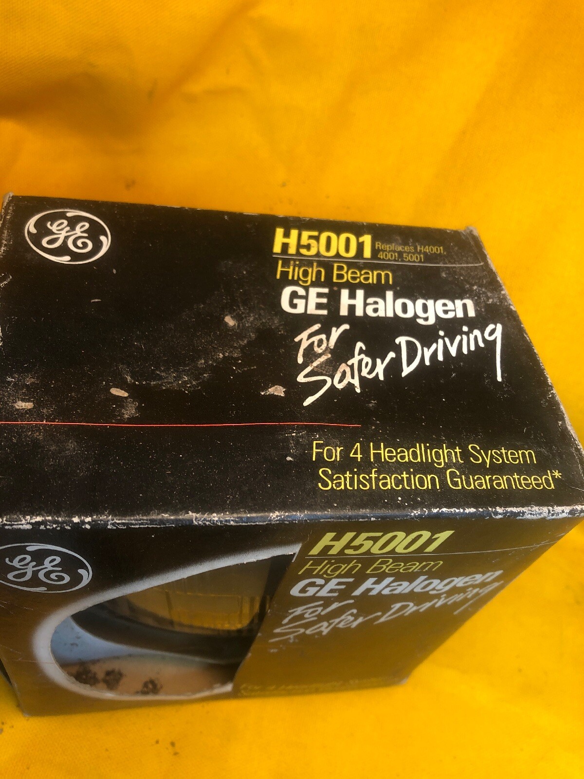 H5001 Hi Beam 5.75 Round Headlight Halogen Bulb 12V Car-Bike vintage GE ...