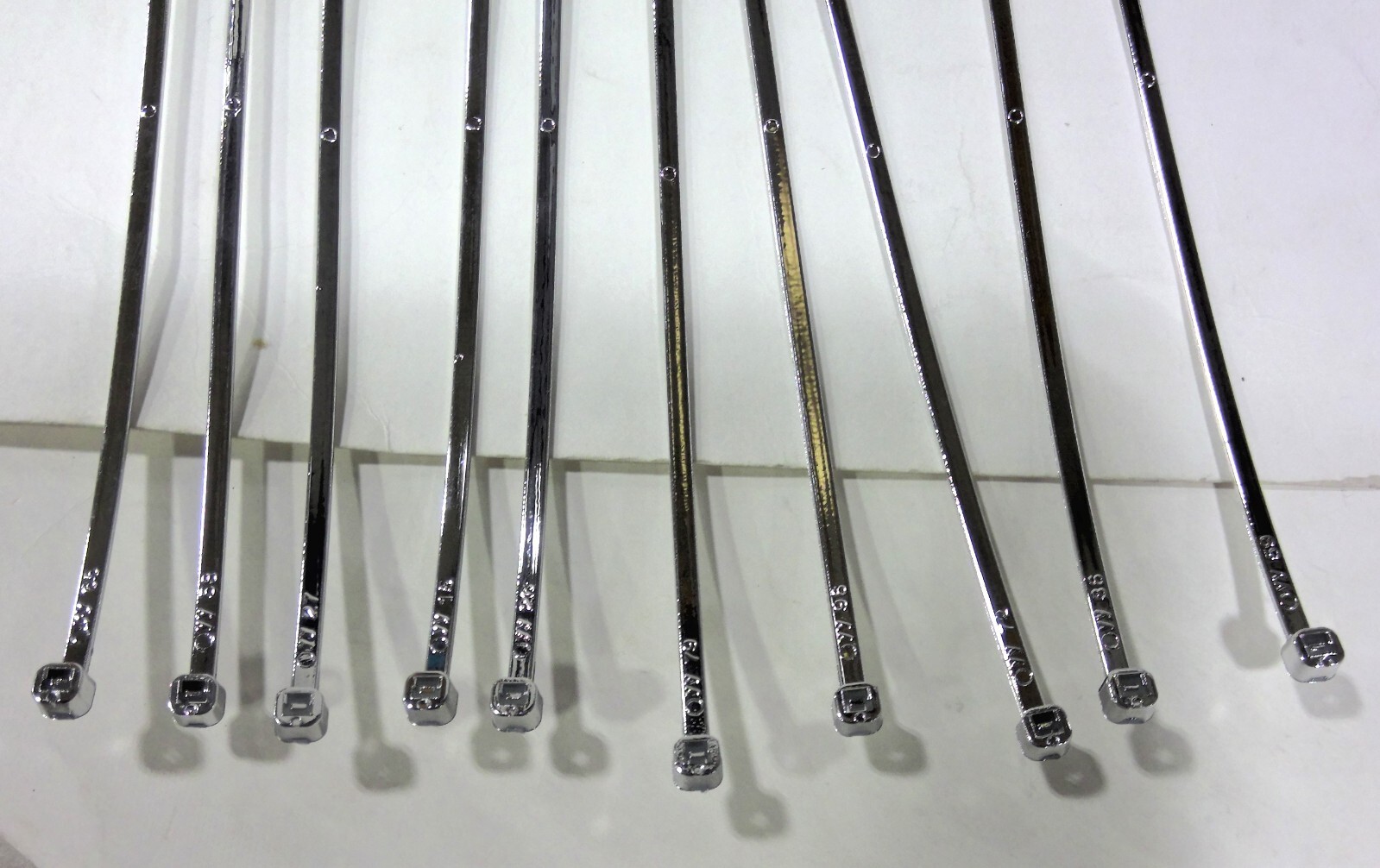 DRAG Specialties Nylon Cable Ties 7" 10 Pack - Chrome | eBay