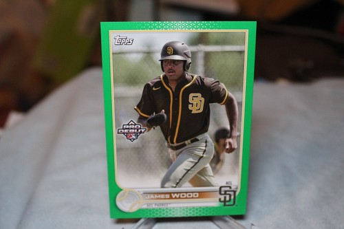 2022 Topps Pro Debut Green James Wood 55/99 | eBay