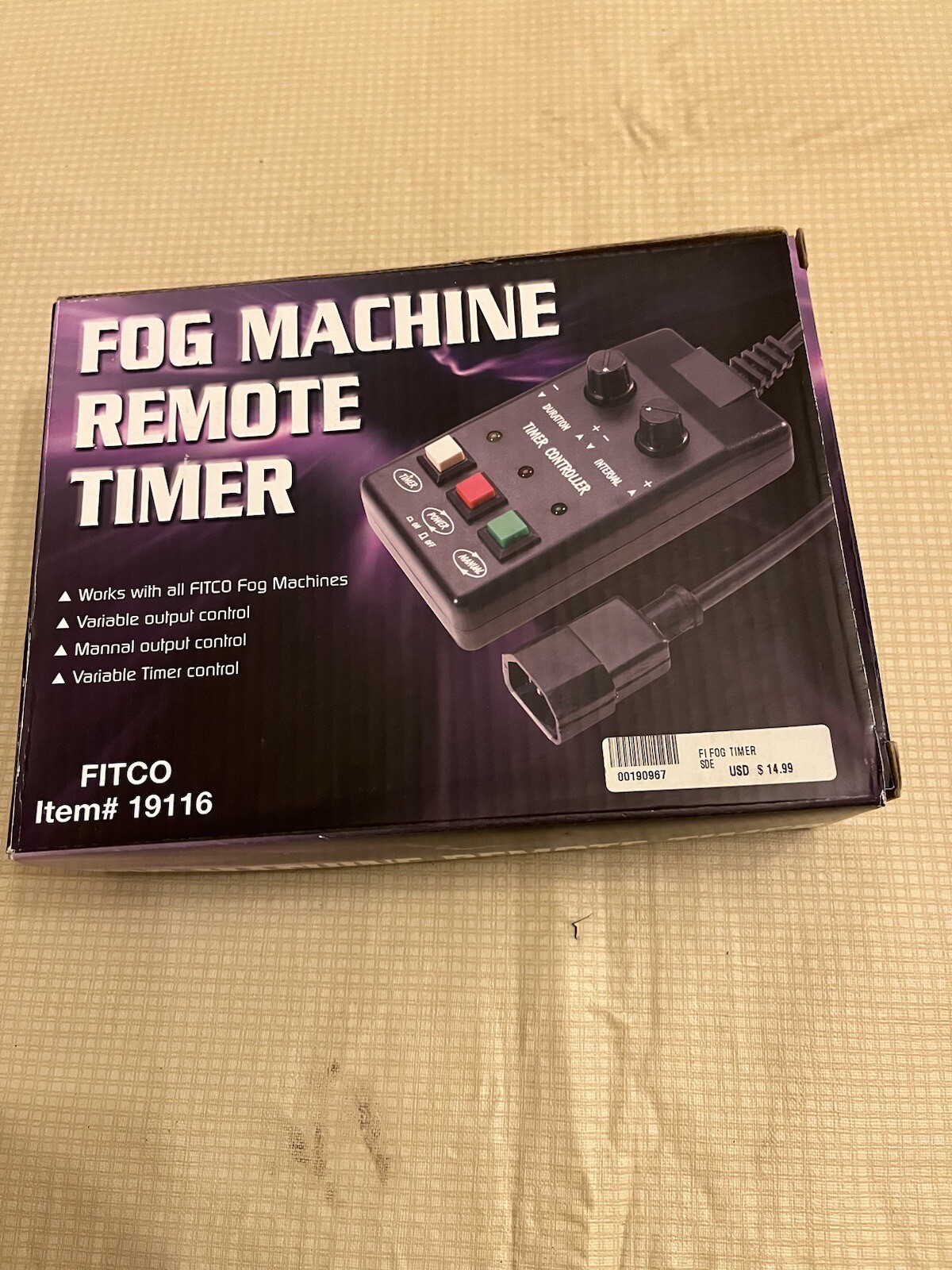 Fog Machine Timer FITCO Remote Controller Decoration Halloween Party ...