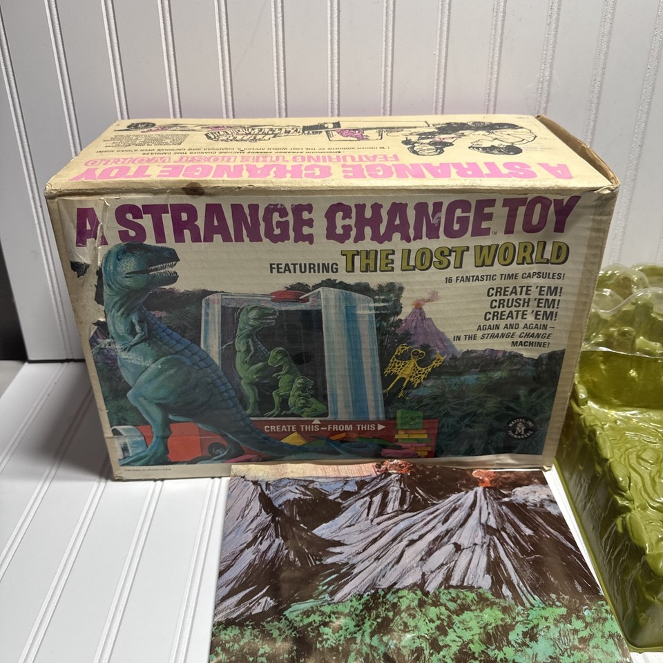 VINTAGE 1967 MATTEL A STRANGE CHANGE TOY FEATURING THE LOST WORLD ...