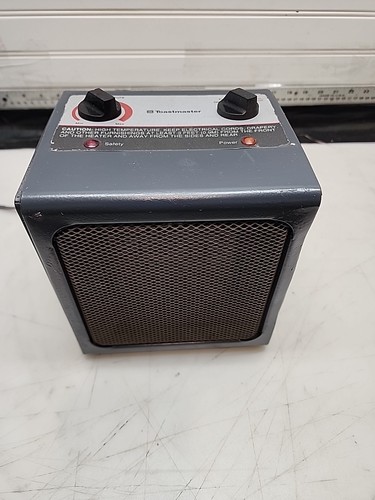VINTAGE! Toastmaster Metal Instant Heat Space Heater Model 2517 120V ...