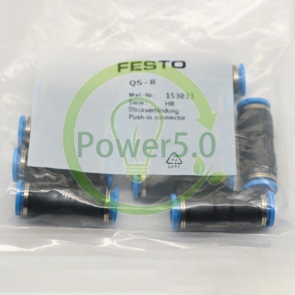 10Pcs Festo QS-8 153033 Connector new Free Shipping QS8 | eBay