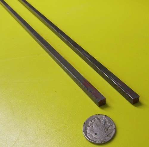 Square W1 Tool Steel Bar 1/4" Thick x 1/4" Wide x 36" Length, 2 Pieces ...