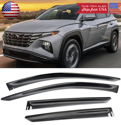 Front Rear Window Visor Sun Vent Rain Wind Guard Shade For 22-up ...