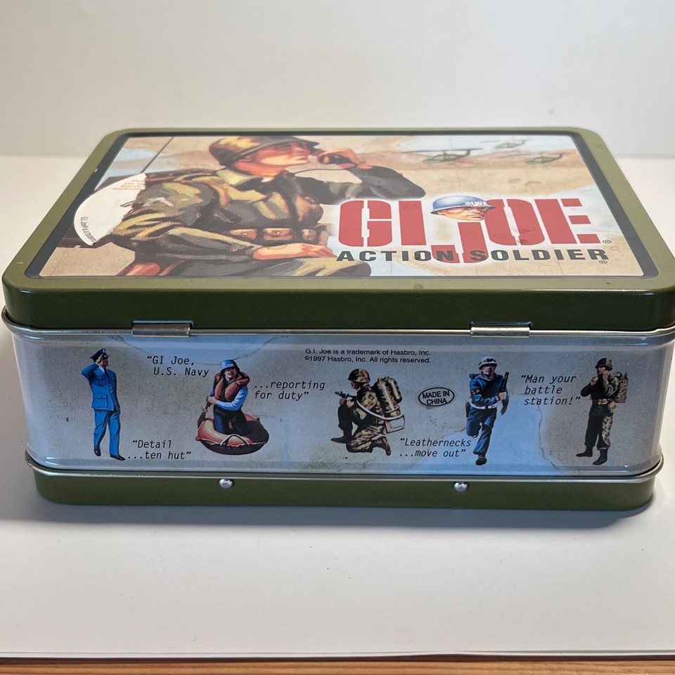 1999 GI Joe Action Soldier Metal Lunch Box Limited Edition Collector ...