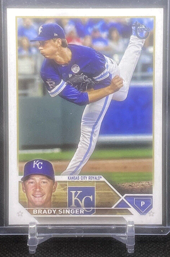 Brady Singer 2023 Topps Series 1 #328 Vintage Stock #’d 54/99 Kansas ...