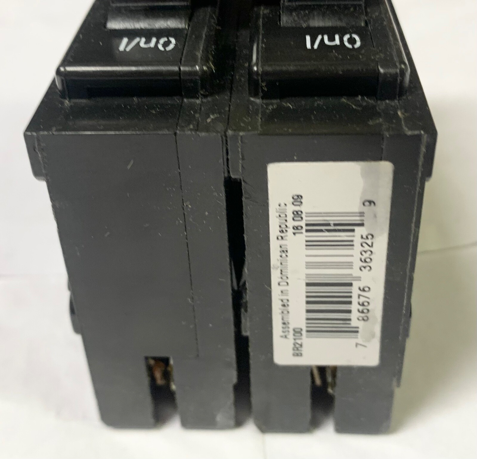 EATON CUTLER HAMMER BR2100 2 Pole 100 AMP Type BR Circuit Breaker Type ...