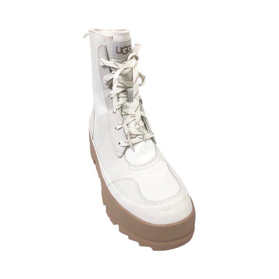 UGG Women's The UGG Lug Combat Boots Black White Sand Moss Green ...