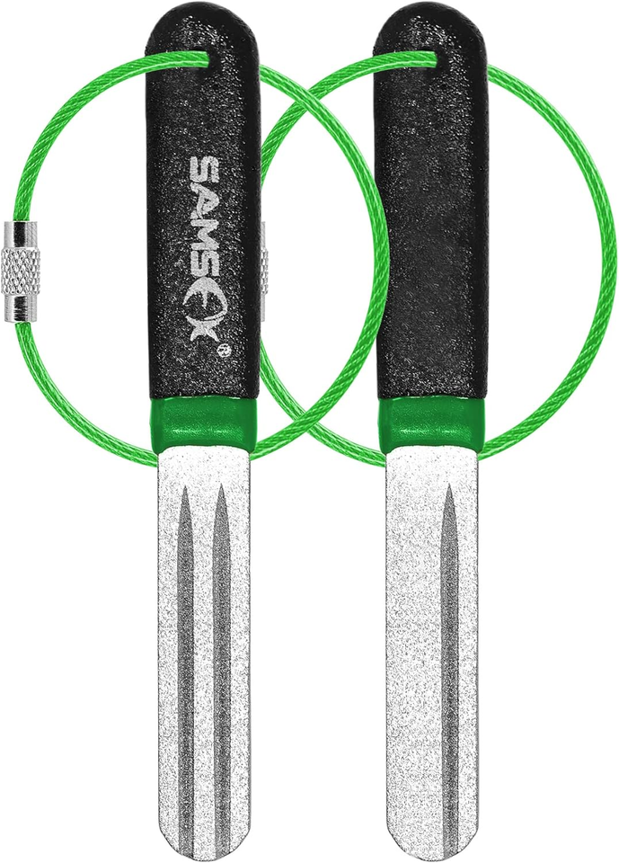 Fishing Hook Sharpener Hook Diamond File Portable Grinding Tool, Double ...