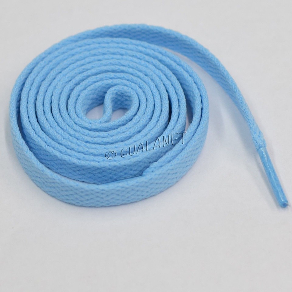 FLAT NEON Colored Shoelaces Sport Shoe Strings Athletic Sneakers Boot ...