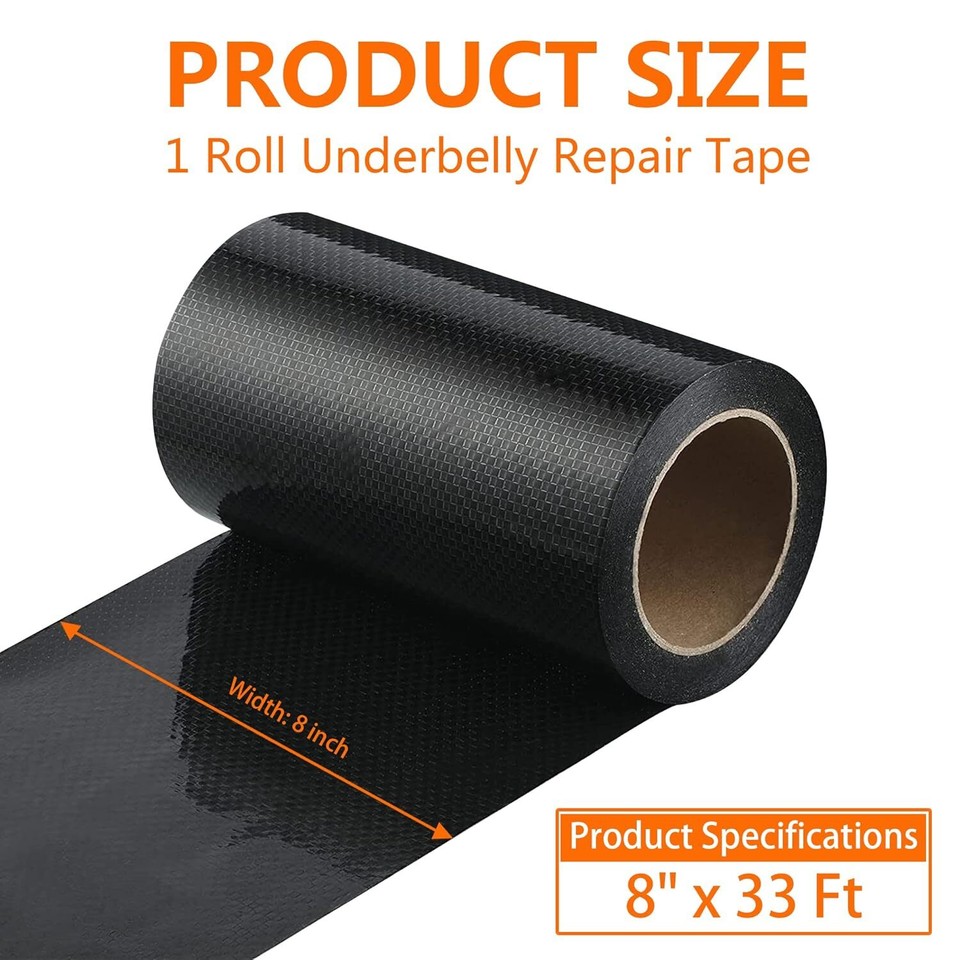 Underbelly RV Tape 8” x 33Ft Premium Belly Material Waterproof Wearing ...
