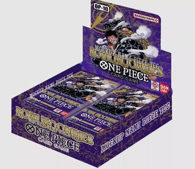 ONE PIECE CARD GAME: ROYAL BLOOD BOOSTER BOX CASE OP10 Second Wave ...