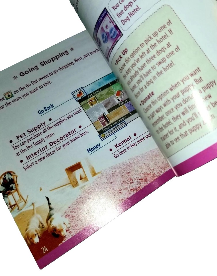 Nintendogs Instruction Booklet. Nintendo DS Gaming Booklet. | eBay