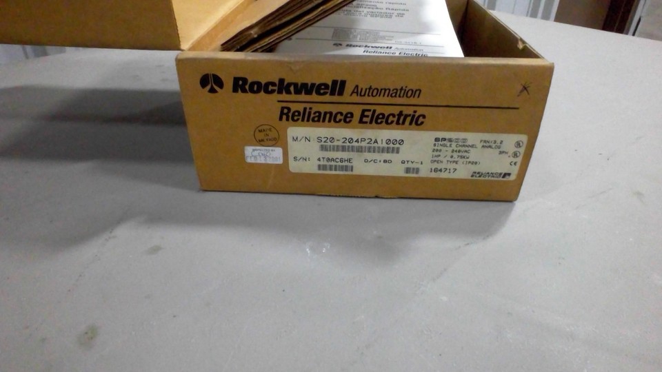 NEW Reliance Control S20-204P2A1000 SP200 230 V 1HP Moda1 | eBay