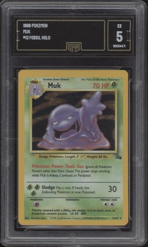 Muk Pokemon Fossil Holo #13 GMA 5 | eBay