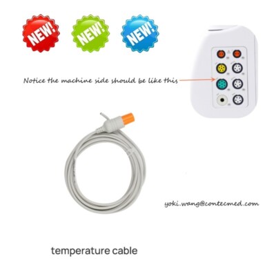 3 Meters Length Temp Probe for CONTEC VET Patient Monitor CMS6000VET ...
