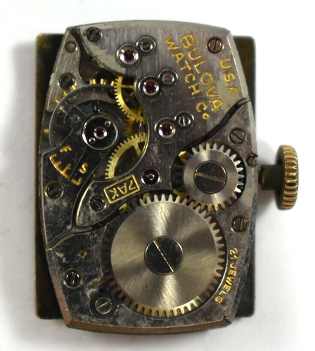 Vintage Bulova Manual Wind 21J 7AK Wrist Watch Movement lot.qg | eBay