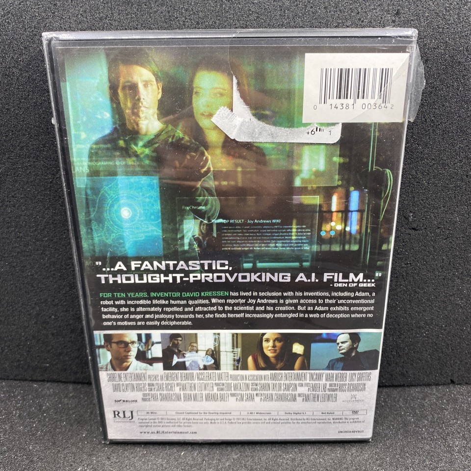 Uncanny (DVD, 2015) SEALED 14381003642| eBay