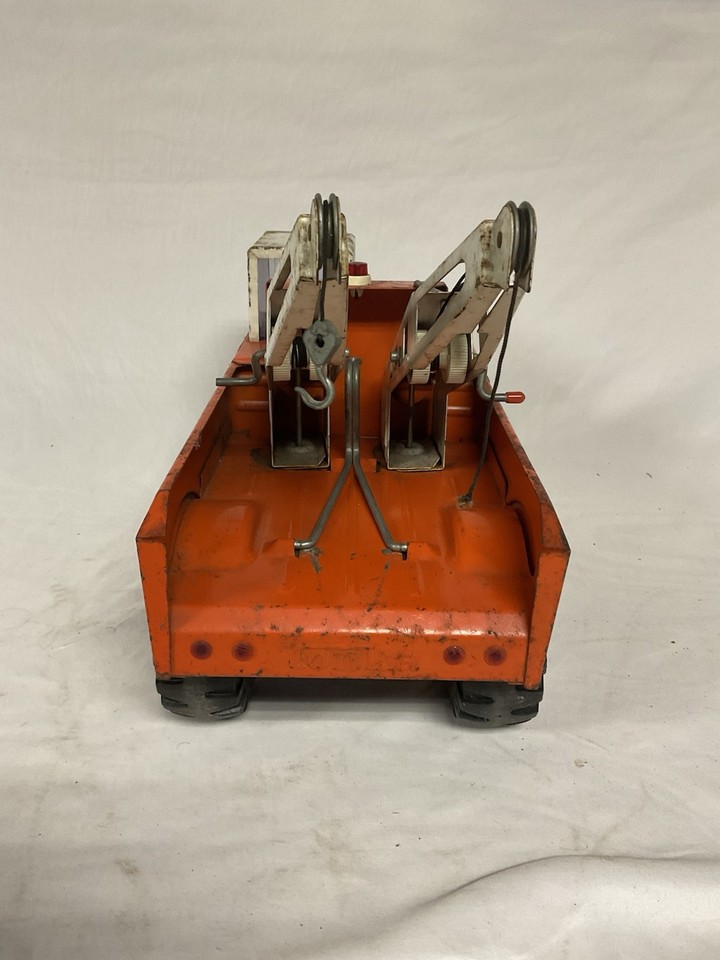 1970s MIGHTY TONKA PRESSED STEEL 16'' AA 24HR SERVICE DOUBLE BOOM ...