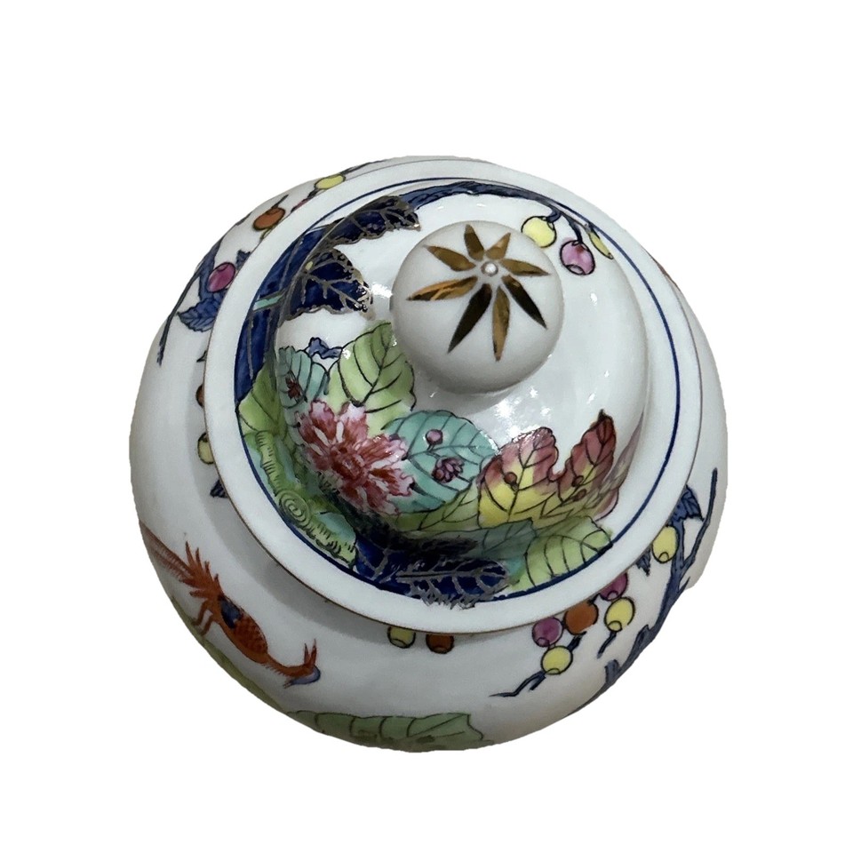 Vintage 1960s Porcelain Temple Jar Tobacco PT Jar Hong Kong Quality ...