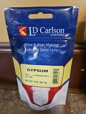 LD Carlson Gypsum Water Treatment Homebrewing Beer - 2 oz | eBay