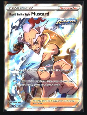 SWSH05: Battle Styles #162/163 Rapid Strike Style Mustard (Full Art) | eBay