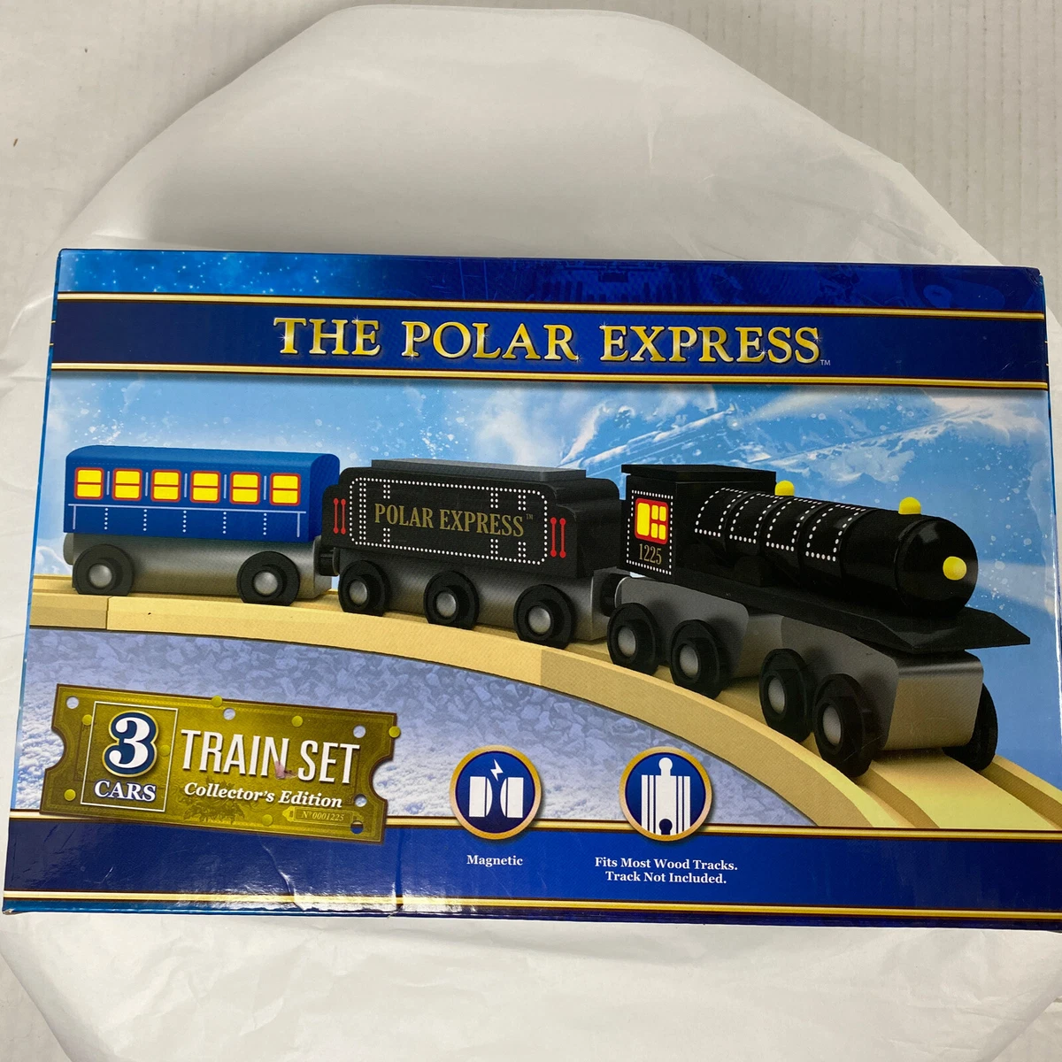 Polar Express Wood Train Set