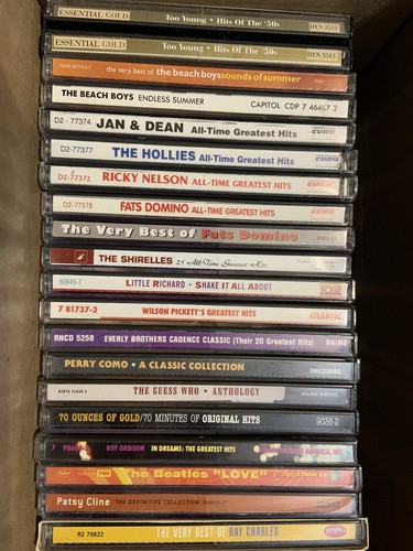 Lot of over 20 mostly Oldies CDs (The Beatles, The Beach Boys, Fats ...
