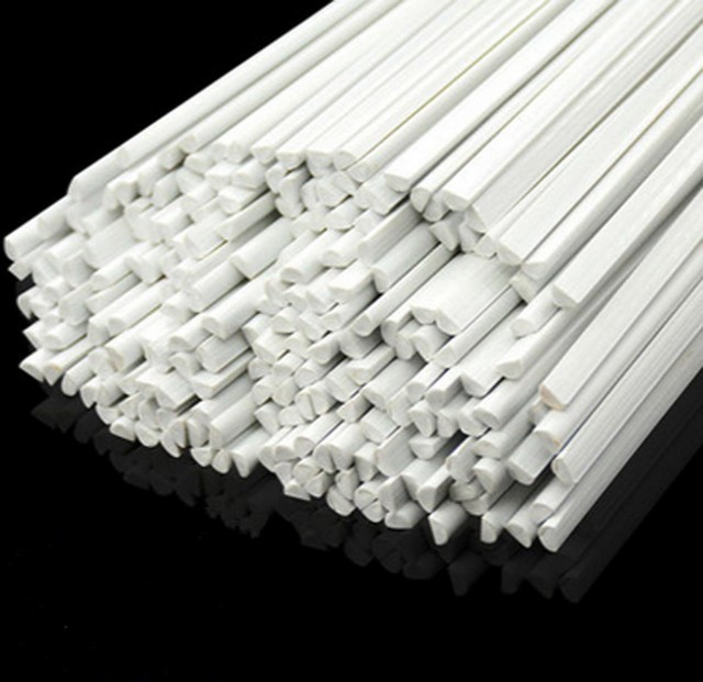 US Stock 20pcs ABS Styrene Plastic Half Round Bar Rod 1mm Dia. 9.85 ...