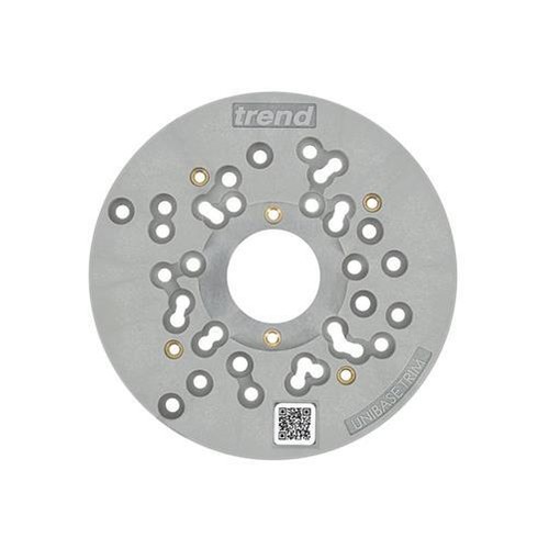 Trend Universal Edge Router Base 150mm with 9 Hole Pattern Treunibastrm ...