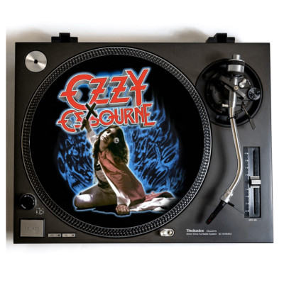 OZZY OSBOURNE Turntable Slipmat For Vinyl Records 12" DJ Slip Mat Black ...
