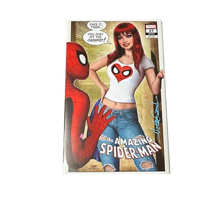 AMAZING SPIDER-MAN #27 SIGNED NATHAN SZERDY COMIC BOOK ~ Marvel | eBay