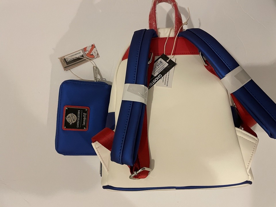 Loungefly Ghostbusters Stay Puft Marshmallow Man Mini Backpack & Wallet ...