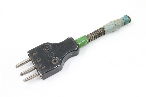 Old Vintage Metal 3-Pole Plug For Cable Socket Device Plug | eBay