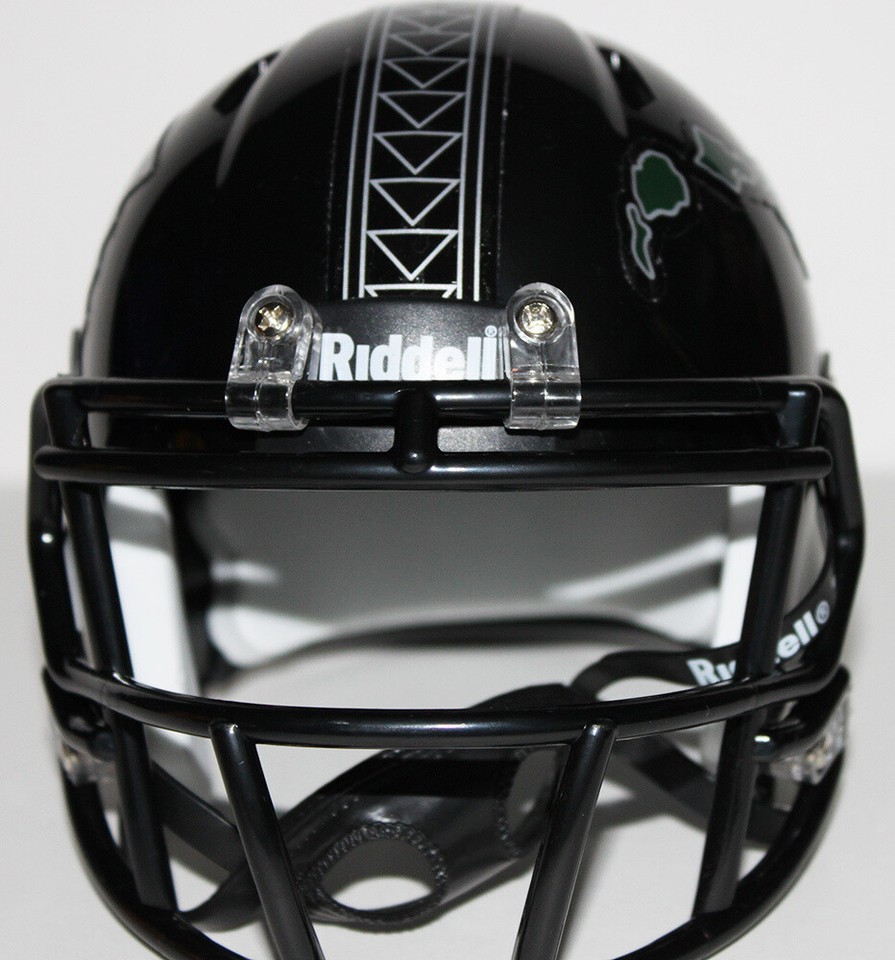 2018 Hawaii Rainbow Warriors Custom Riddell Mini Helmet vs Colorado ...