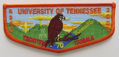 Tsoiotsi Tsogalii Lodge 70 Old North State NC S7 NOAC Flap Orange Bdr ...