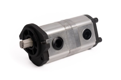 Dynamic Double Gear Pump, 2 Bolt SAE A Mount CW Rotation, 3/4" Keyed ...